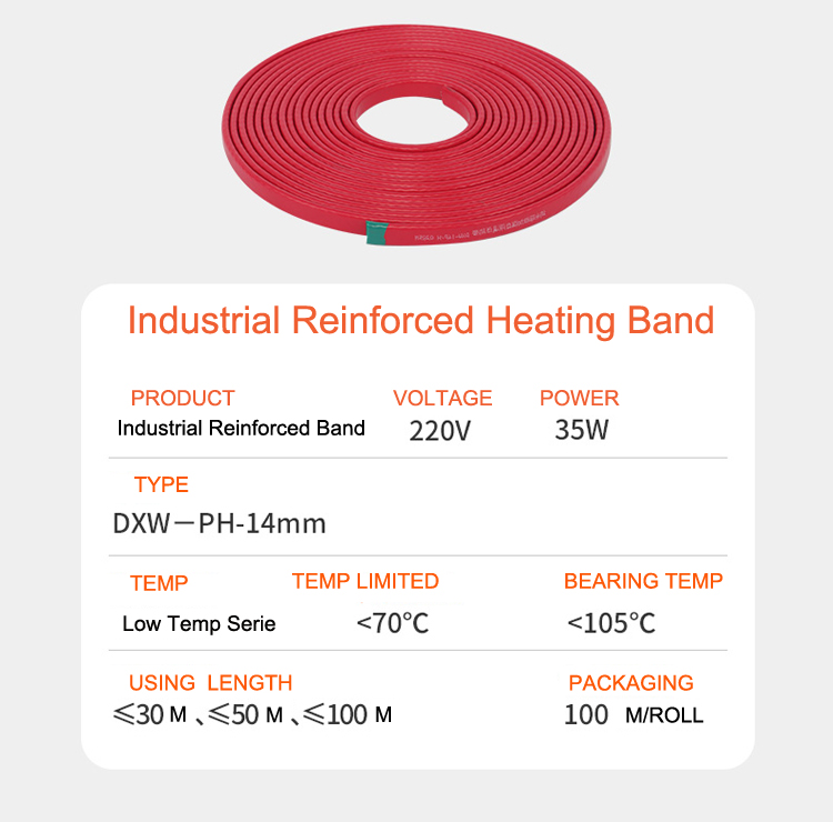 Industrial Armored Self-regulating Heating Cable with 30W/m - Buy ...